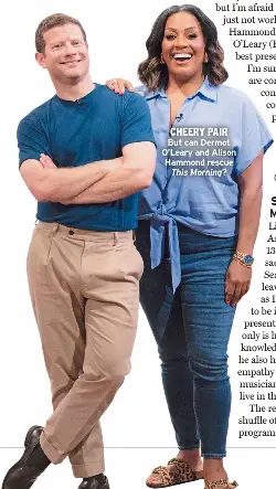 CHEERY PAIR WELCOME CAMEO - PressReader