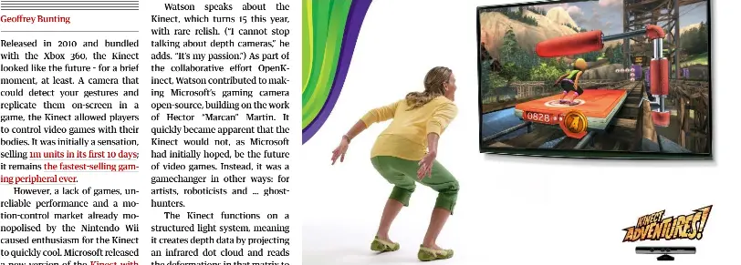 Ghost hunting, pornograph­y and interactiv­e art: the weird afterlife of Xbox Kinect - PressReader