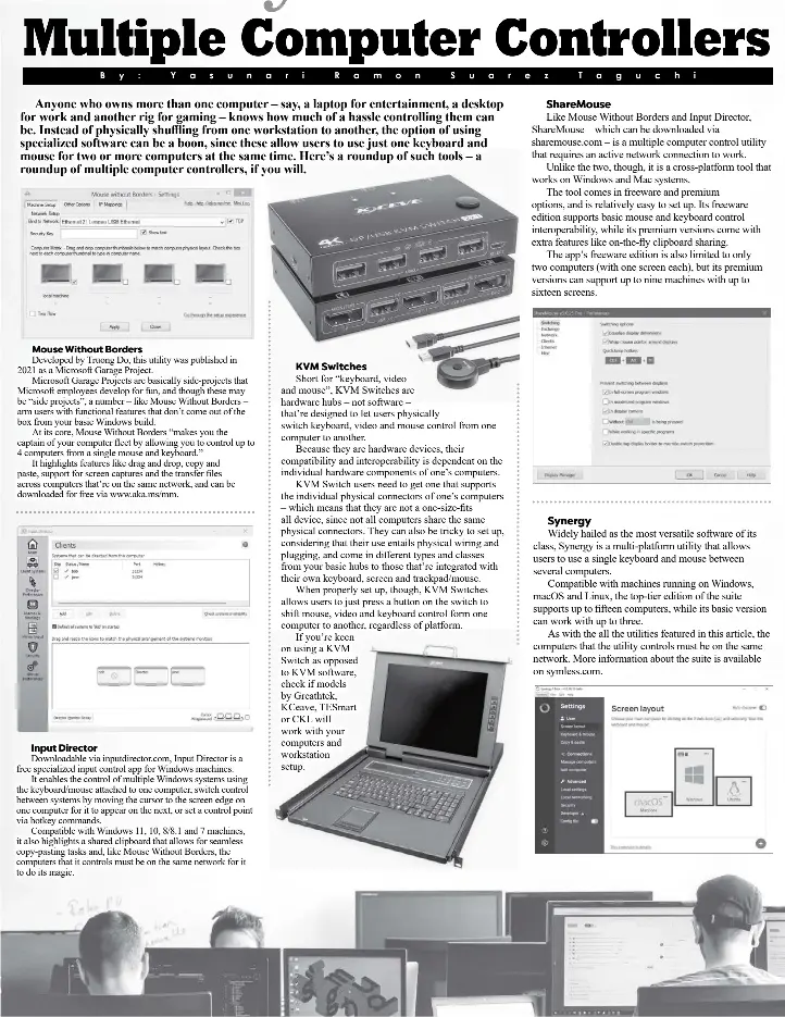 Multiple Computer Controller­s - PressReader