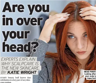 Are you in over your head? KATIE WRIGHT - PressReader