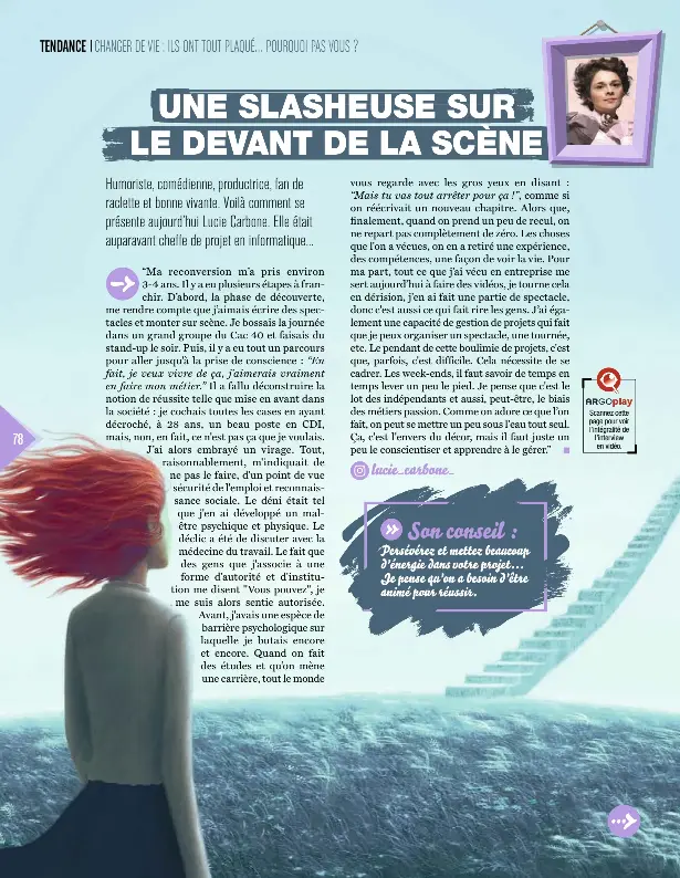 UNE SLASHEUSE SUR LE DEVANT DE LA SCÈNE - PressReader