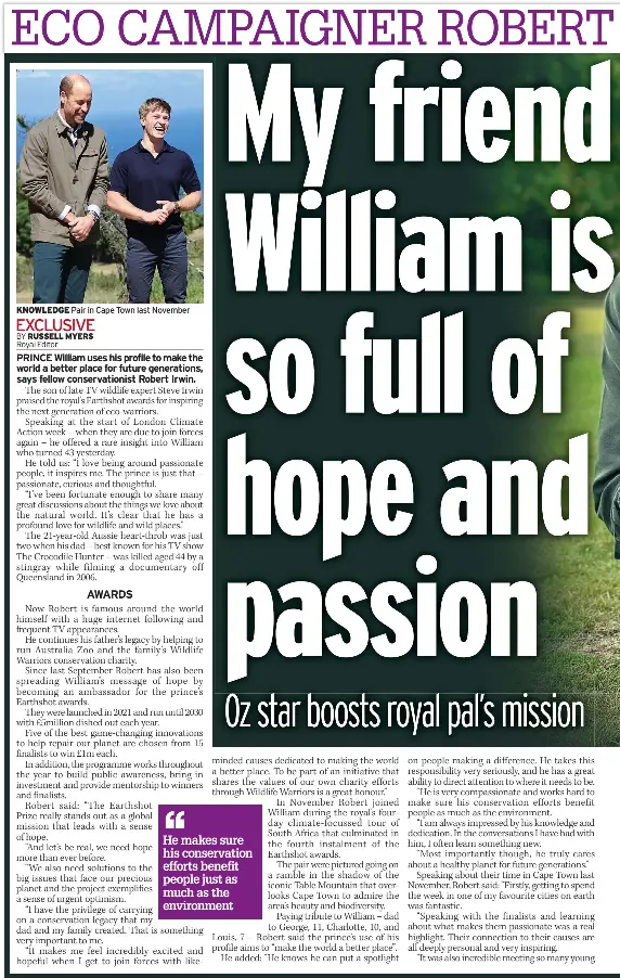 My friend William is so full of hope and passion - PressReader