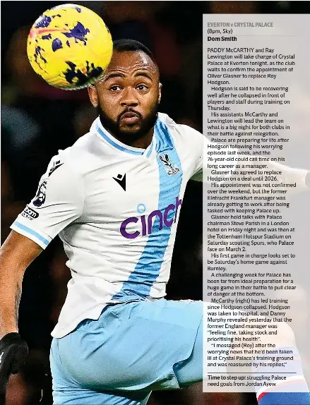 EVERTON v CRYSTAL PALACE - PressReader