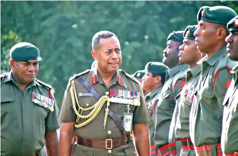 RFMF COMMANDER MAJOR GENERAL KALOUNIWAI REVIEWS INAUGURAL FORCE PARADE ...