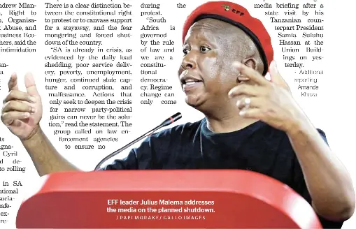 ‘No to a forcible shutdown and fear mongering’ - PressReader