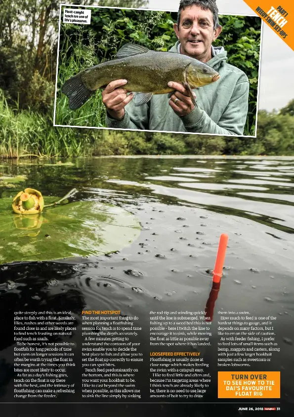 Dai Gribble’s Specimen Secrets – how to catch tenchon the float ...