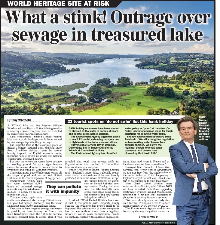 What a stink! Outrage over sewage in treasured lake - PressReader