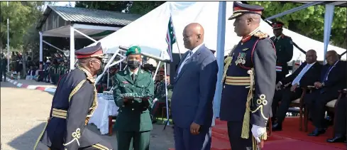 Masisi awards servicemen - PressReader