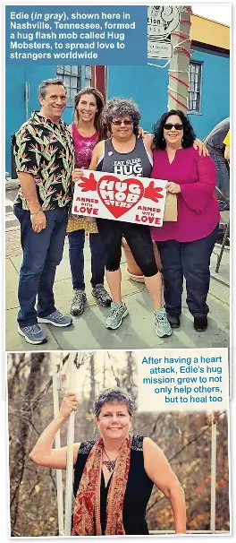 Edie’s “Hug Mobsters” spread love and healing everywhere they go ...