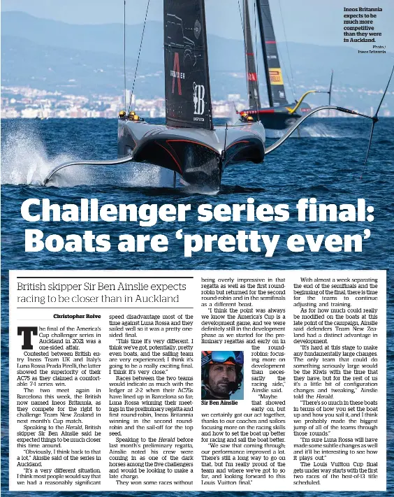 Challenger series final: Boats are ‘pretty even’ - PressReader