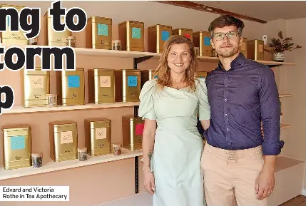 Couple hoping to brew up a storm in a tea shop - PressReader