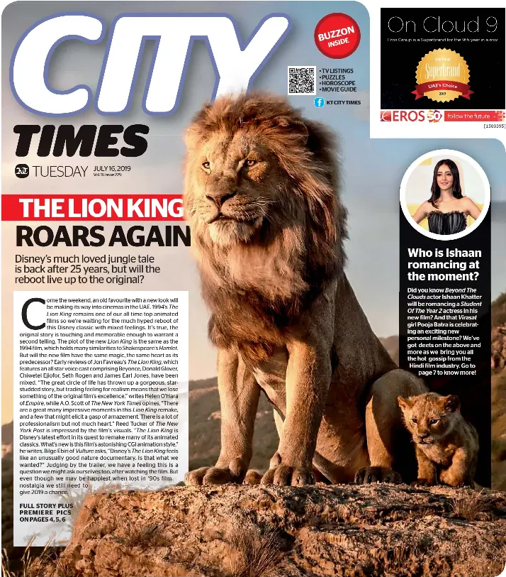 THE LION KING ROARS AGAIN - PressReader