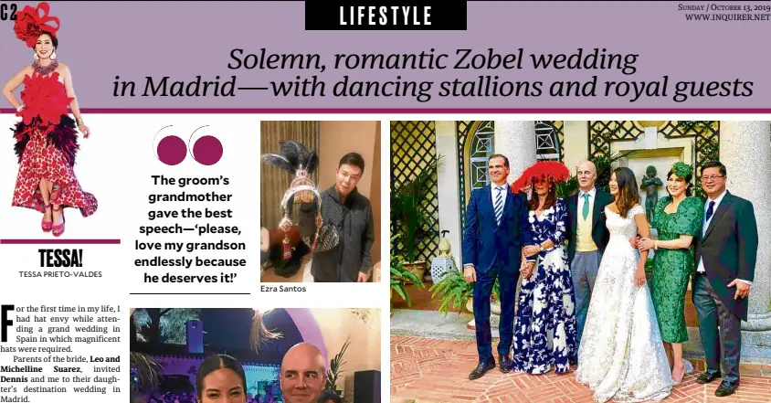 Solemn, romantic Zobel wedding in Madrid—with dancing stallions and ...