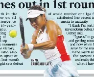 Raducanu crashes out in 1st round - PressReader