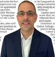 Leading Reform synagogue puts faith in a cantor rather than a rabbi for ...