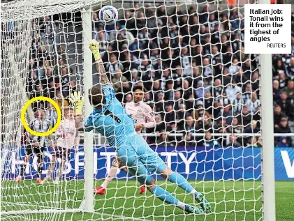 Tonali wonder goal cures Toon’s Wembley hangover - PressReader
