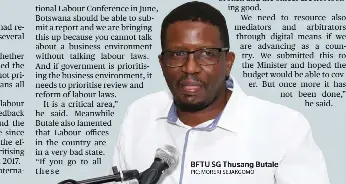BFTU reports Botswana to ILO - PressReader