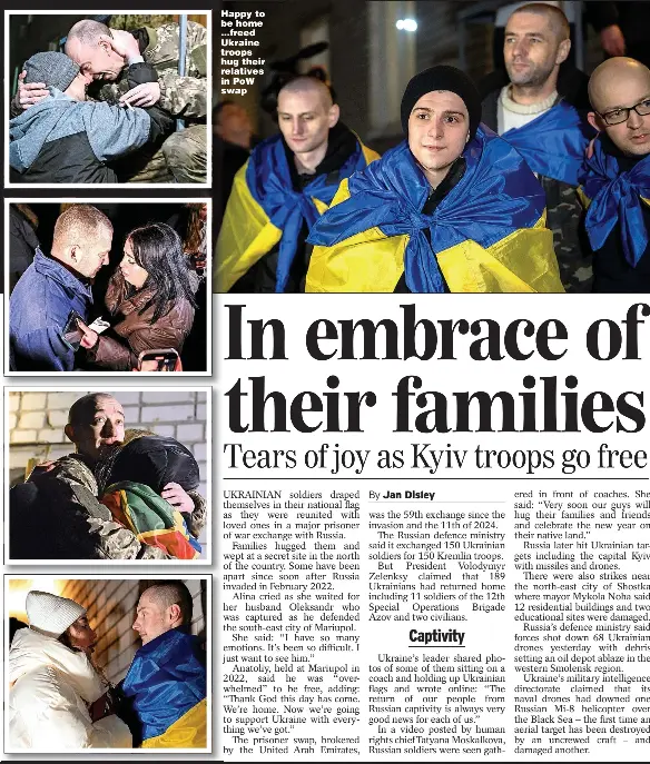 In embrace of their families - PressReader