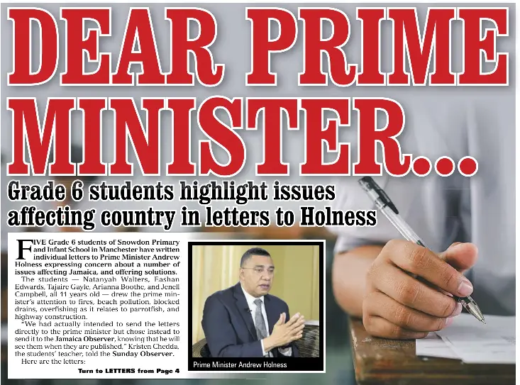 DEAR PRIME MINISTER... - PressReader