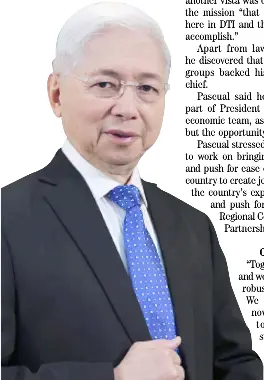 DTI chief: Hurdling CA a confidence boost - PressReader