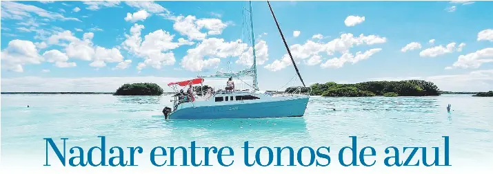 Nadar entre tonos de azul - PressReader