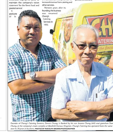 Chung’s finding new ways to innovate food four decades later - PressReader