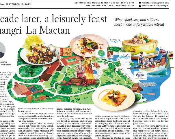 A decade later, a leisurely feast at Shangri-la Mactan - PressReader