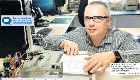 Nought but cross when we took on Tic-Tac-Toe robot - PressReader