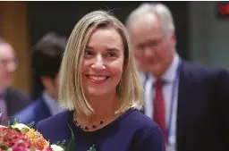 Federica Mogherini Escândalo no coração da Europa - PressReader