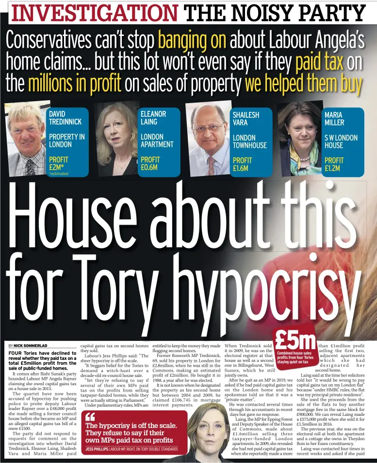 House about this for Tory hypocrisy - PressReader