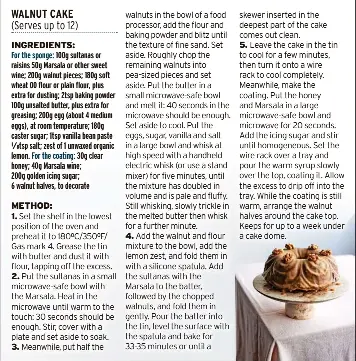 WALNUT CAKE - PressReader