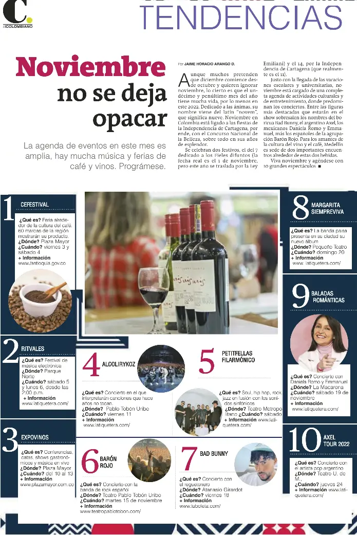 Noviembre no se deja opacar - PressReader