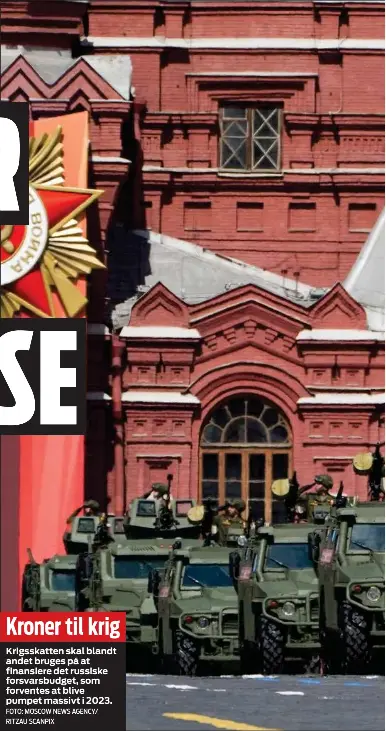 SPYTTER MILLIONER I PUTINS KRIGSKASSE - PressReader