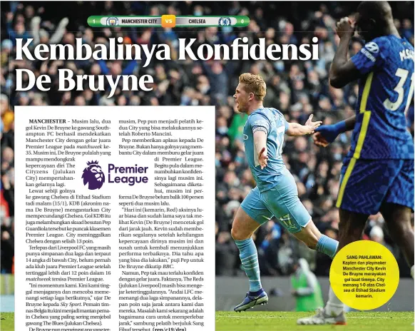 Kembalinya Konfidensi De Bruyne - PressReader