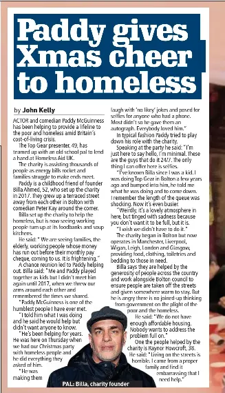 Paddy gives Xmas cheer to homeless - PressReader