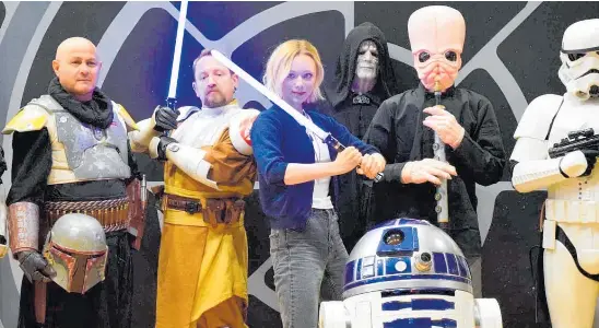 Star Wars actress a big hit - PressReader
