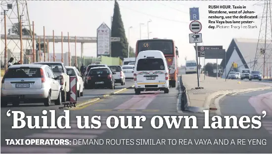 Taxi drivers want their own lanes - PressReader