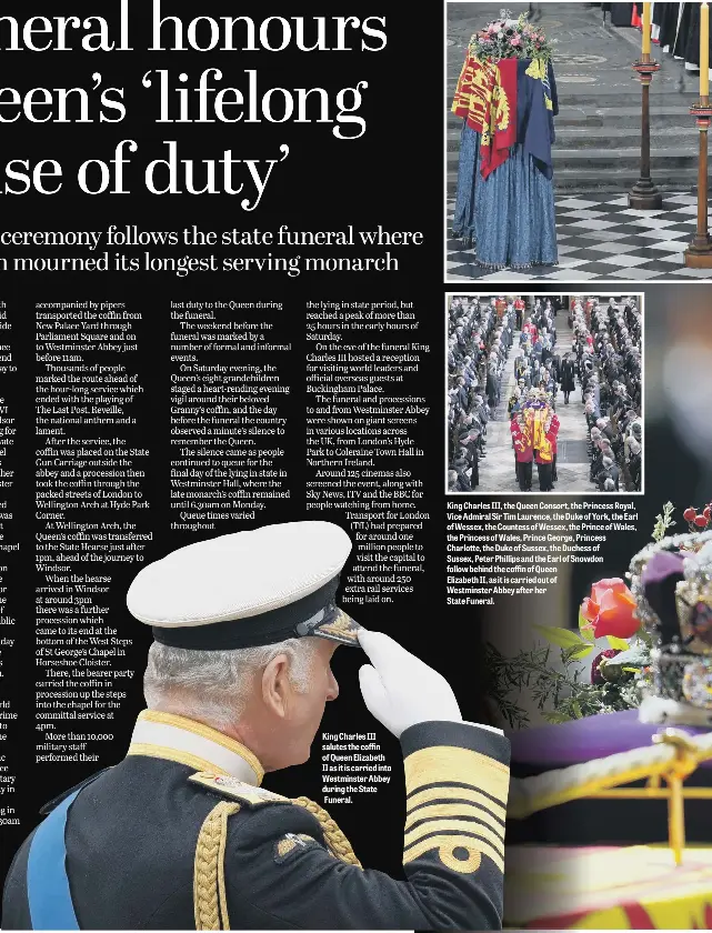 Funeral honours Queen’s ‘lifelong sense of duty’ - PressReader