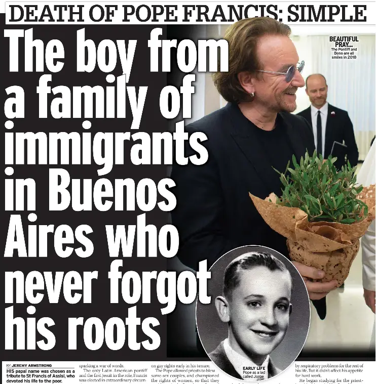 The boy from a family of immigrants in Buenos Aires who never forgot his roots - PressReader