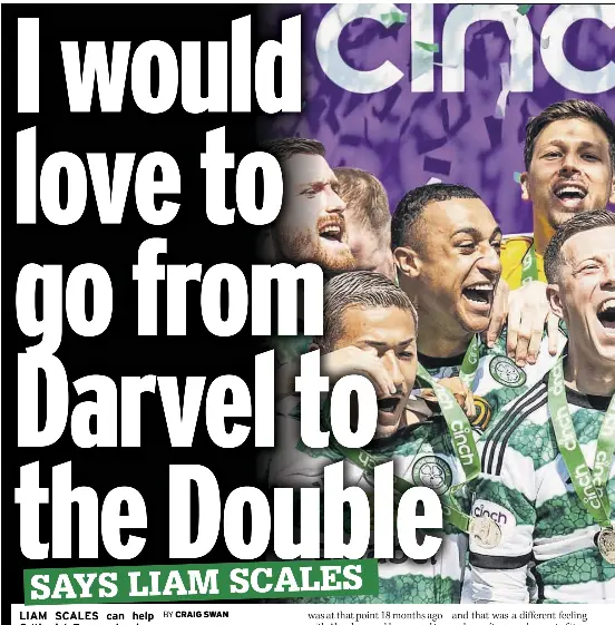 I would love to go from Darvel to the Double - PressReader