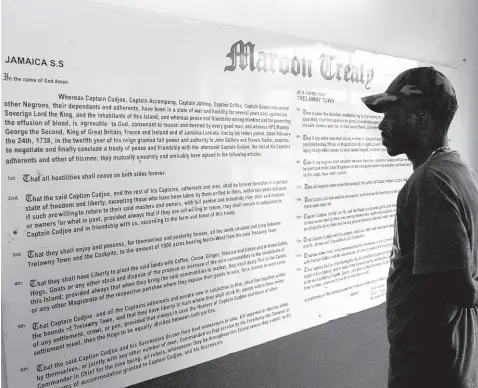 The 1739 Maroon Treaty does not create a sovereign state - PressReader