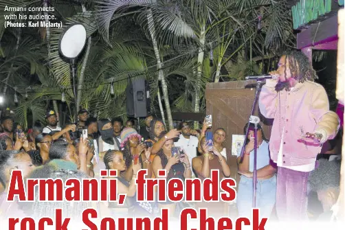 Armanii, friends rock Sound Check - PressReader