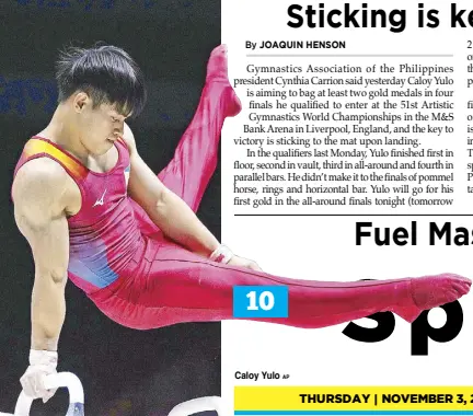 Sticking is key for Caloy - PressReader