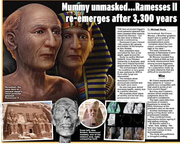 Mummy unmasked... Ramesses II re-emerges after 3,300 years - PressReader