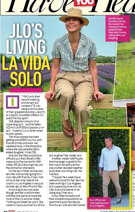 JLO’S LIVING LA VIDA SOLO - PressReader