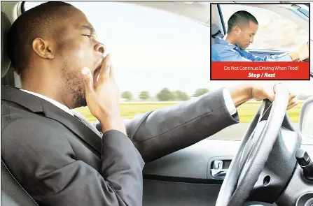 Fatigued driver as bad as drink-driver - PressReader
