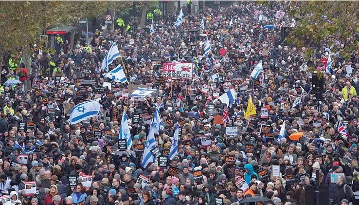March Against Antisemiti­sm Draws 50,000 - PressReader