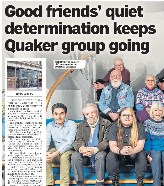 Good friends’ quiet determinat­ion keeps Quaker group going - PressReader
