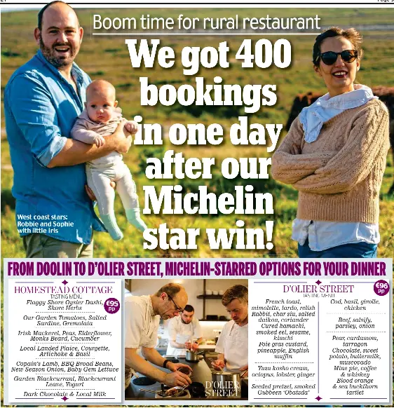 We got 400 bookings in one day after our Michelin star win! - PressReader
