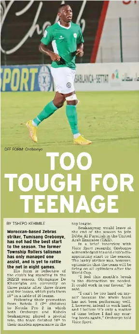 TOO TOUGH FOR TEENAGE - PressReader